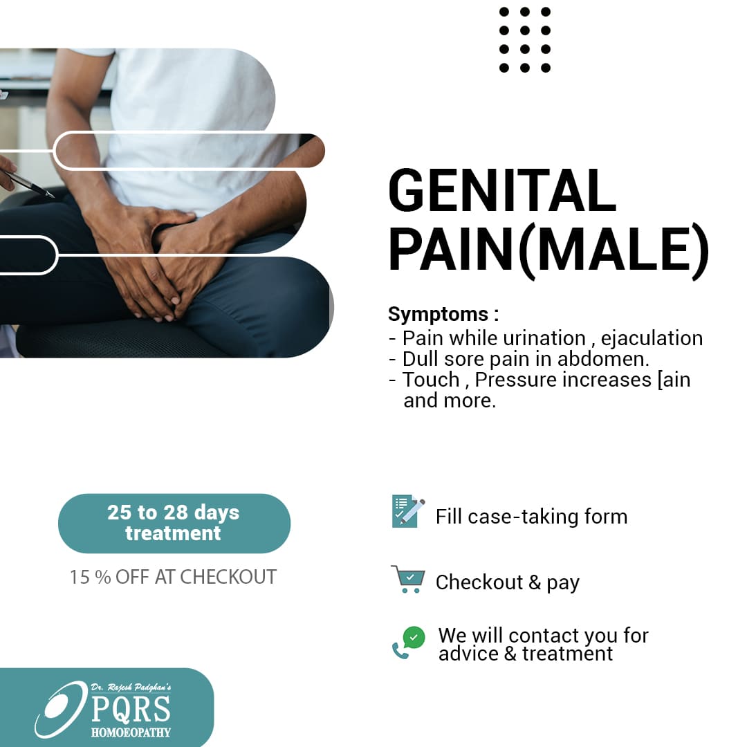 GENITAL PAIN - MALE – PQRS Homoeopathy